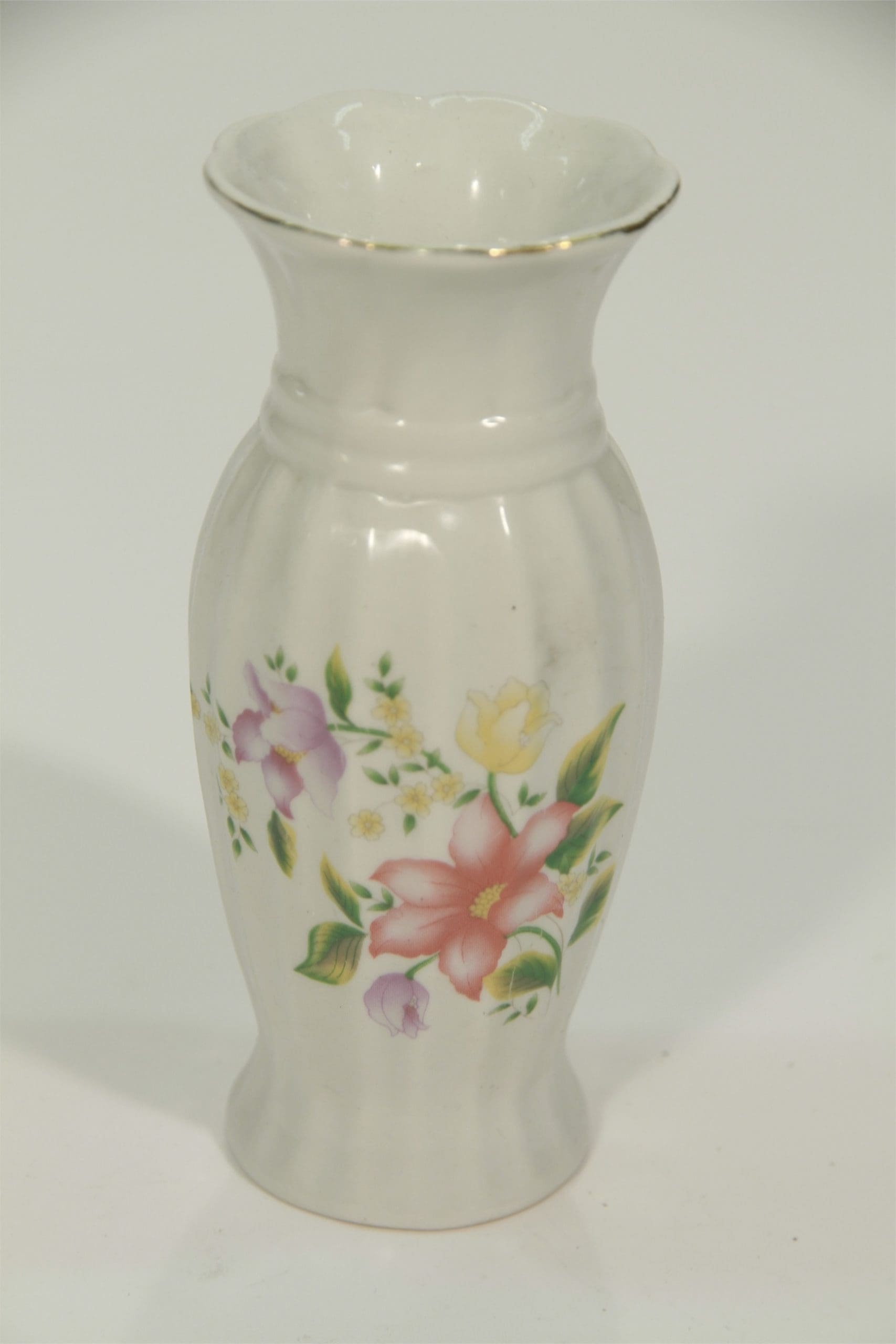 Vase Blumenmuster H 15 cm - Requisitenverleih - bombastic.at