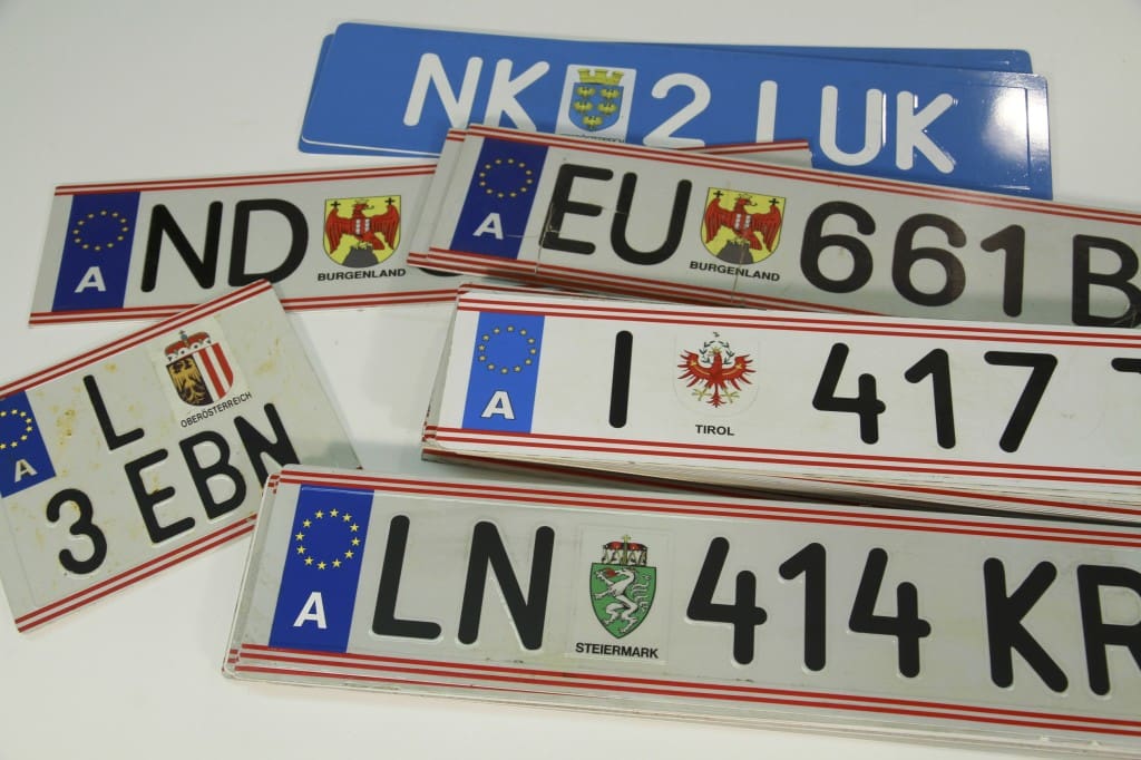 Kennzeichen Österreich Auswahl – Requisitenverleih Korneuburg bei Wien ...